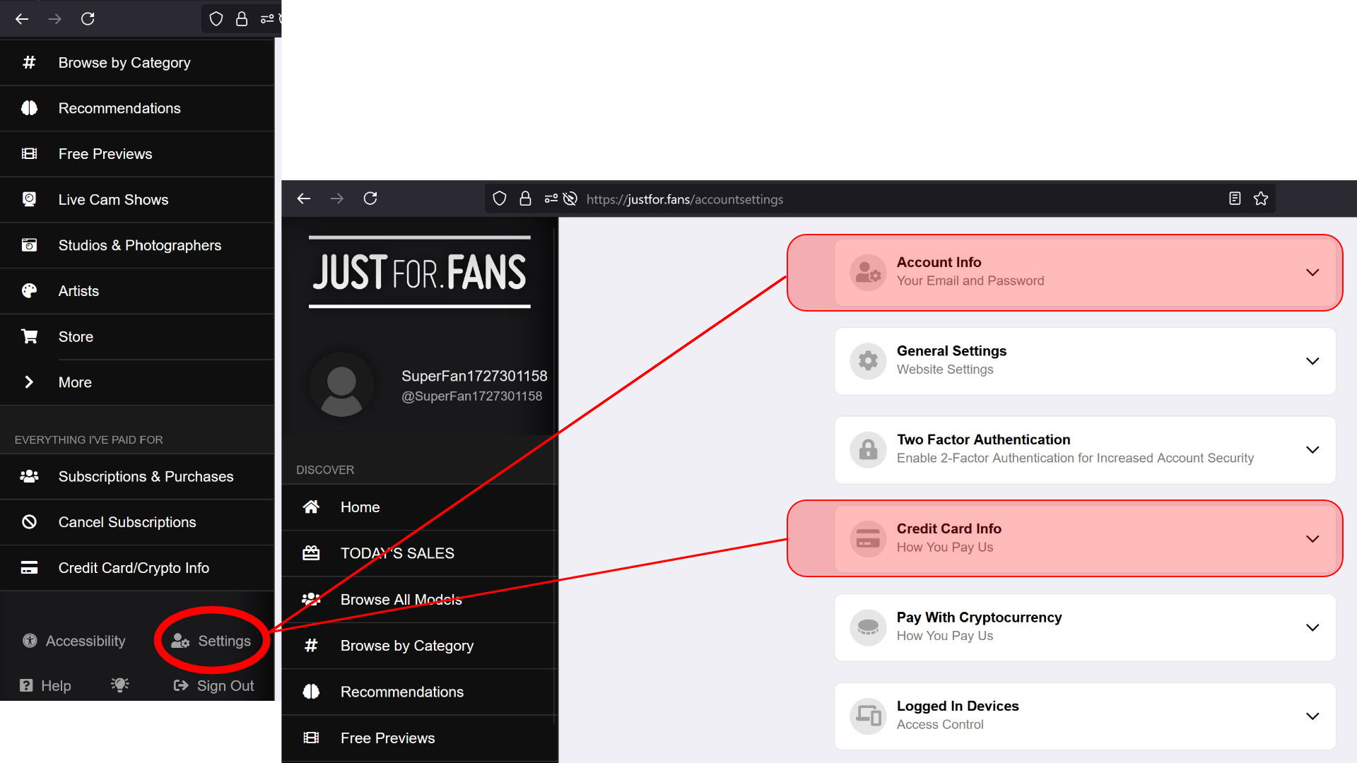 How to use JustforFans – hypnosuit